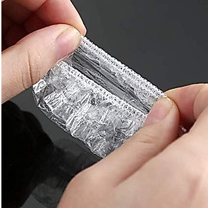 DNHCLL 100PCS Ear Protector Caps Disposable Elastic Clear Shower Water Ear Covers Large For Hair Dye, Shower, Bathing Ear Cover Caps,Spa Home Use Hotel and Hair Salon