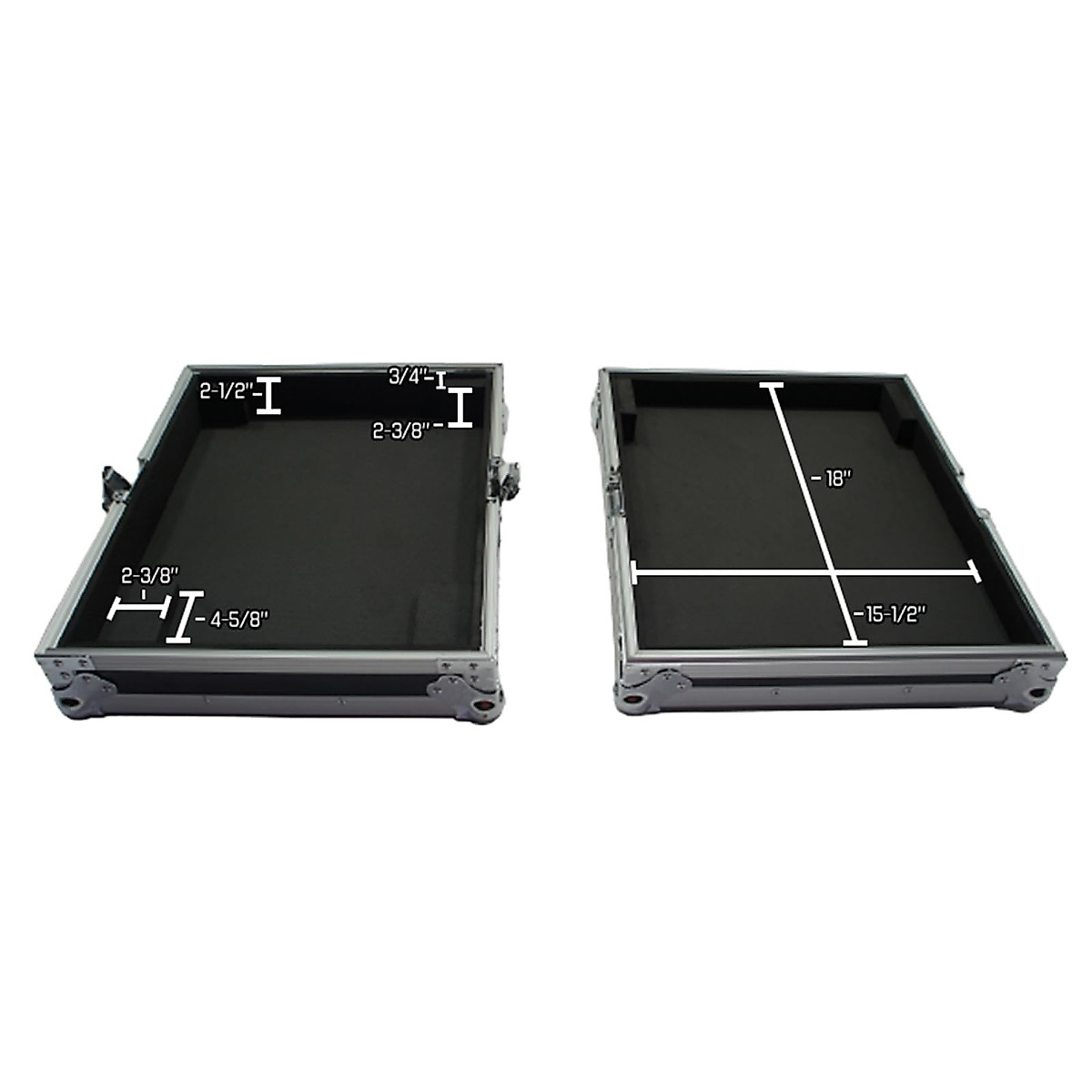 Harmony Audio HCPROFX12V2 Flight Transport Road Custom Case Compatible with Mackie PROFX12 Mixer