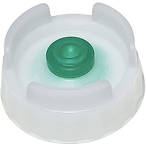 FIFO Squeeze Bottle Refillable 16 oz | Green Tip Small Valve Dispenser for Thin Condiments, Sauces, Batter and Dressing | Self Sealing No Drip No Hassle | (12 Pack)