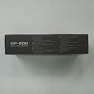 VALETON GP-200 Multi-Effects Guitar/Bass Pedal with Expression, FX Loop, MIDI, Amp Modeling, IR Cab Simulation, Stereo, USB Interface