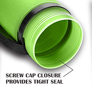 JJRING Green Poster Tube, 25" to 40" Extendable Poster Storage Holder Tube with Carrying Strap, Poster Carrying Case for Blueprints, Scrolls, Maps and Architect Papers