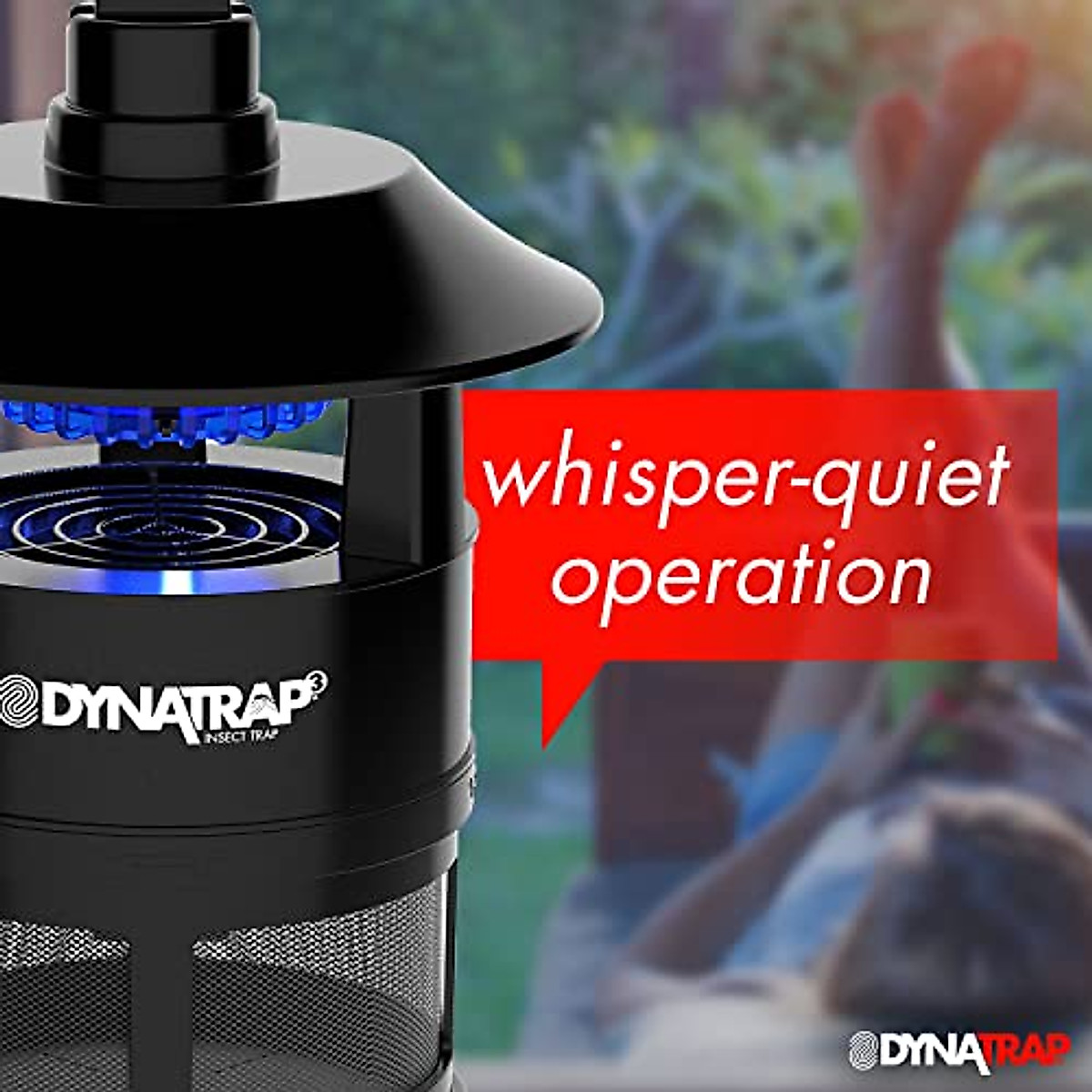 DynaTrap DT160SR Mosquito & Flying Insect Trap – Kills Mosquitoes, Flies, Wasps, Gnats, & Other Flying Insects – Protects up to 1/4 Acre