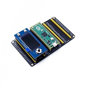 Treedix Compatible with Raspberry Pi Pico GPIO Expander External Expansion Board with 1.14inch Pi Pico LCD Screen Three Sets of 2x20 Male Header for Connecting More Expansion Modules