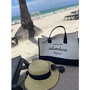 MERRYWORK Custom Canvas Tote Bag for Women, Personalized Present Bag, Suitable for Wedding, Birthday, Beach, Holiday, is a Great Gift for Women, Mom, Teachers, Friends, Bridesmaids