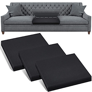 Drydiet Couch Cushion Support 27" x 20" x 1.5" Foam Couch Supports for Sagging Cushions Furniture Couch Cushion Inserts Sofa Seat Support Sofa Replacement Parts to Fix Sagging Sofa Chairs(3 Pcs)