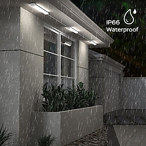 Denlead Plug in Light Fixture 2FT, 5000K Linkable Plug-in Utility Shop Light, 18W Light Bar for Room, Overhead Light for Workbench Kitchen Garage, IP66 Waterproof