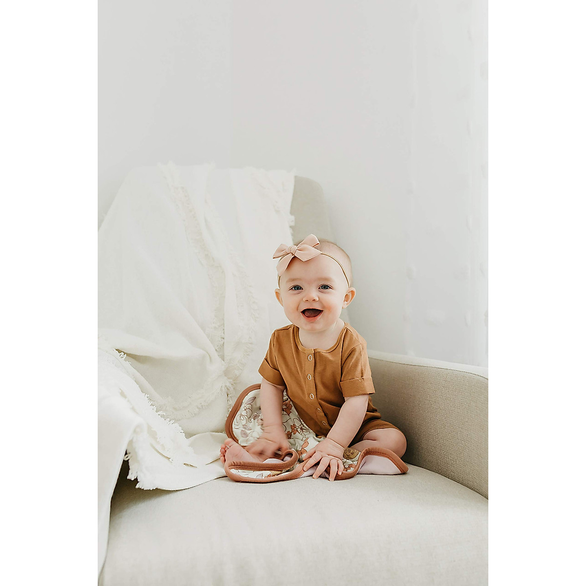 Copper Pearl Baby Security Blanket Set of 2 - Portable Size for Self-Soothing On-The-Go, Ideal Baby Blankets for Boys and Girls, Ultra-Soft, and Gift-Ready Loveys - Ferra