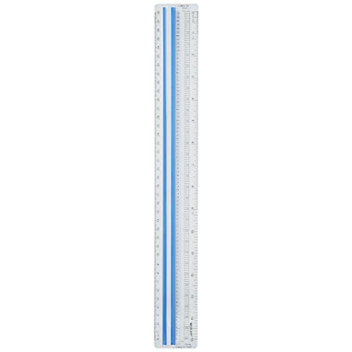 Westcott ‎40711 Clear Data Processing Magnifying Ruler, 15 In