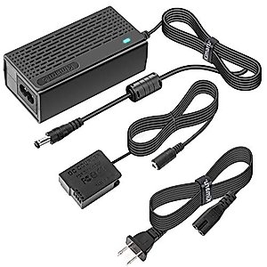 Kimaru DMW-DCC8 DC Coupler DMW-AC10 DMW-AC8 AC Power Adapter DMW-BLC12 Dummy Battery Kit for Panasonic Lumix DMC-GH2 G5 G6 G7 G80 G81 G85 G5X GX8 FZ300 FZ1000 FZ2500 DC-G90 G95 G99 Cameras.