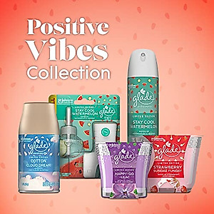 Glade Candle Jar, Air Freshener, Stay Cool Watermelon, 3.4 oz