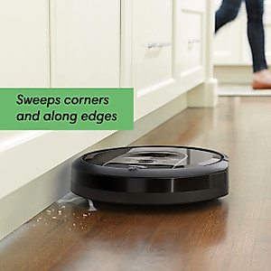 iRobot Roomba i7+ (7550) Robot Vacuum with Automatic Dirt Disposal - Empties Itself for up to 60 days, Wi-Fi Connected, Smart Mapping, Works with Alexa, Ideal for Pet Hair, Carpets, Hard Floors, Black