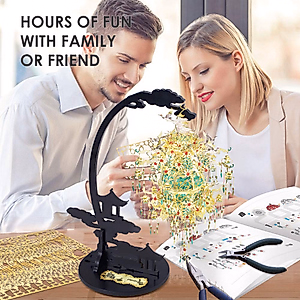 Piececool 3D Metal Puzzles for Adults, Silver Sachet with Grape DIY 3D Model Building Kits STEM Toys for Teens Boys, Great Halloween, 592 Pcs