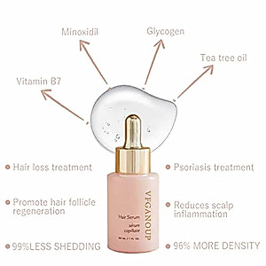 CPO Fᴏlliᴄle Nᴏᴜrishing HairGrᴏᴡth Serᴜm, Biotin Hair Growth Serum, Hair Growth Oil, Hair Regrowth Essence for Women Men, Natural Hair Growth Serᴜm for Hair Loss and Dry Damaged