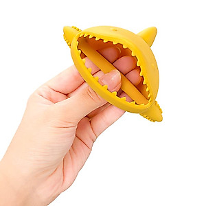 PandaEar 2 Pack Baby Teething Toys| Silicone Baby Hand Teether Mitten for Babies 0-12 Months | Infant Hand Teether Chew Toys for Soothing Teething Pain Relief -Yellow/Green