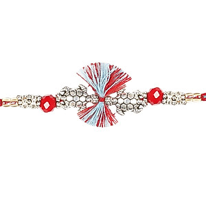 Ruci Store Fancy Silver Turtle Rakhi for Brother Raksha Bandhan Casting Metal Rakhi Lucky Charm Bracelet