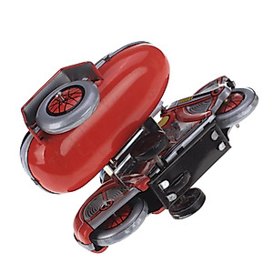 Almencla Clock Motorcycle W/Side Preschool