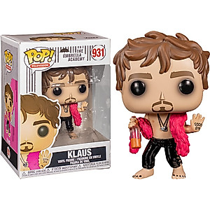 POP Umbrella Academy - Klaus Hargreeves Funko Pop! Vinyl Figure (Bundled with patible Pop Box Protector Case) Multicolored 3.75 inches