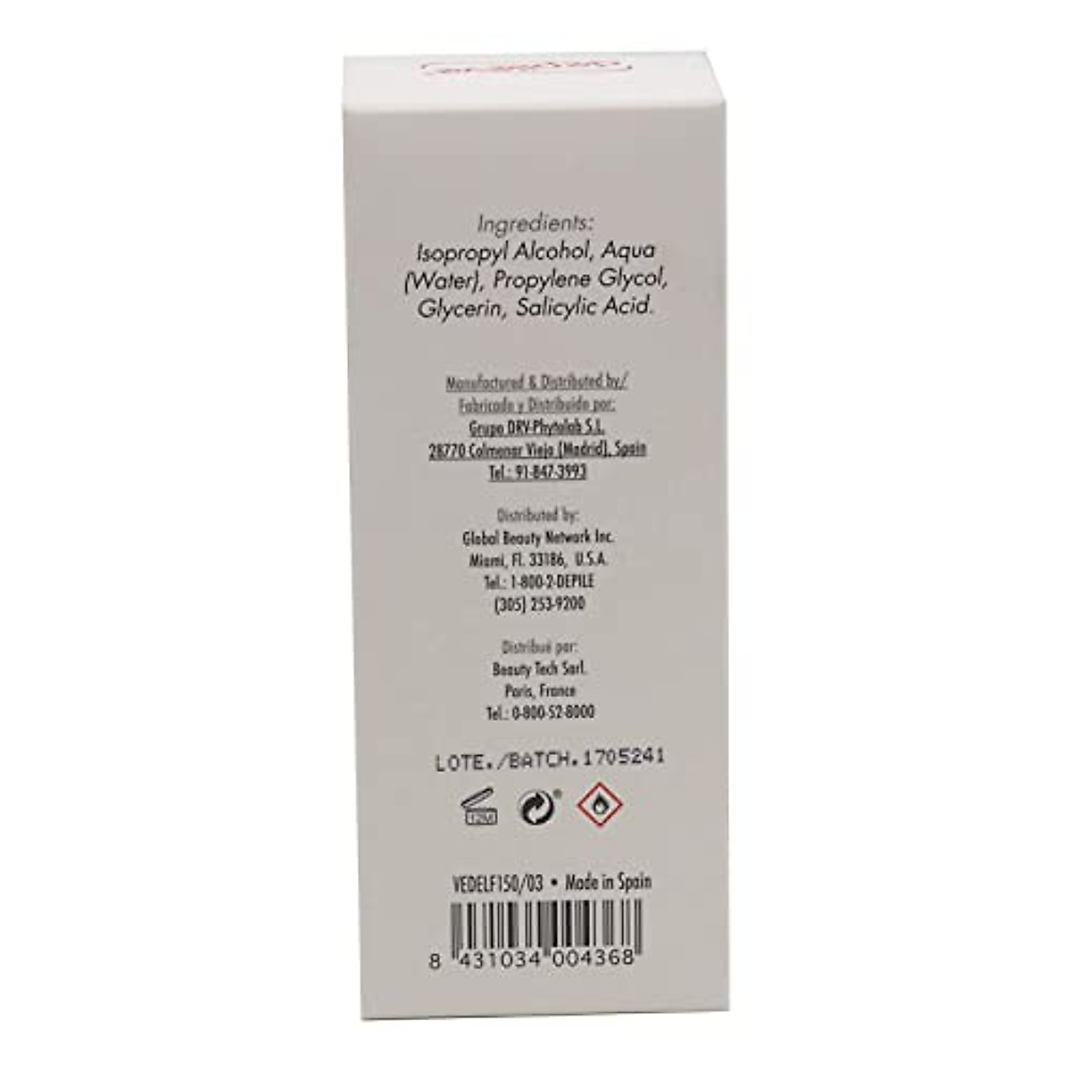 Depileve Folisan - Post Wax Oil, Relieves Razor Burn, Razor Bumps and Ingrown Hair, Astringent, Skin Moisturizer, Gentle Exfoliator - 5 oz