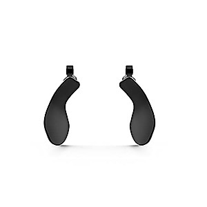 4PCS Back Paddles Compatible for PS5 Edge Controller Metal Replacement Paddles Buttons Adjustment Tool Paddles Trigger Stick Controller Accessoires(Black)