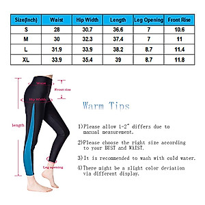 SCODI Swim Pants for Women Swimming Pants Swim Leggings Surf Leggings UV Protection Swimsuit Pants Compression Tights