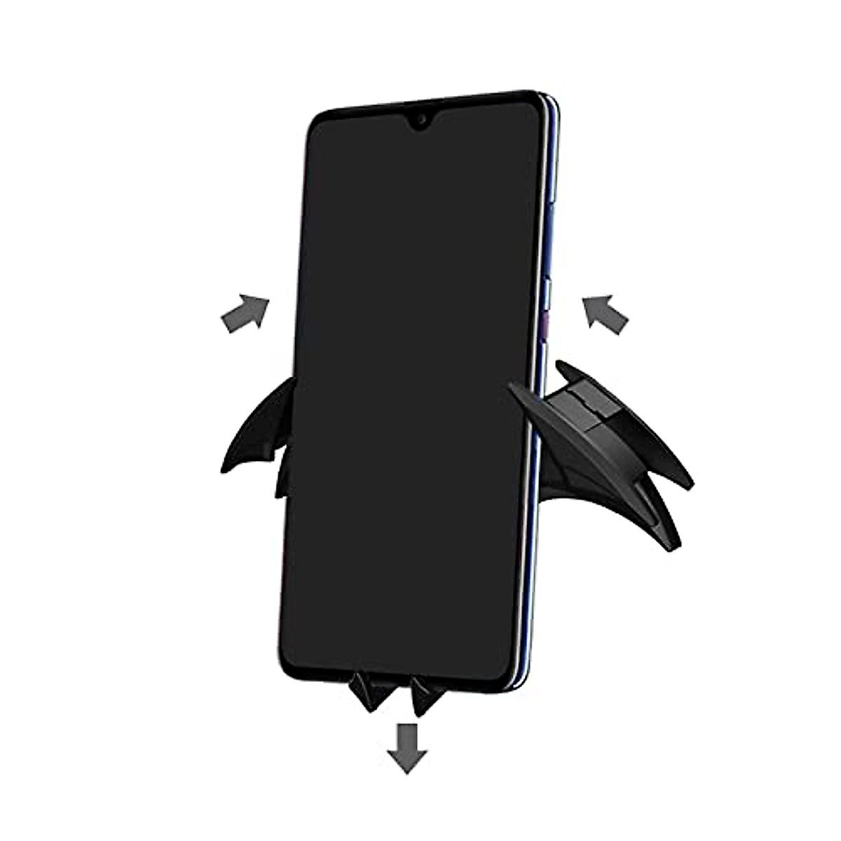 RANGUOWEN Car Vent Dark Bat Phone Holder Mount Creative Bat Car Air Vent Phone Holder Unique Cell Phone Mount for Car Accessories for Men Gifts Gravity Automatic Locking Hands Free