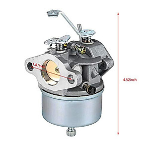 Carburetor for Tecumseh 632230 632272 H30 H50 H60 HH60 Engines Carb Fits many tecumseh 5&6 HP 4 cycle engines on snowblowers & troy bilt horse tillers