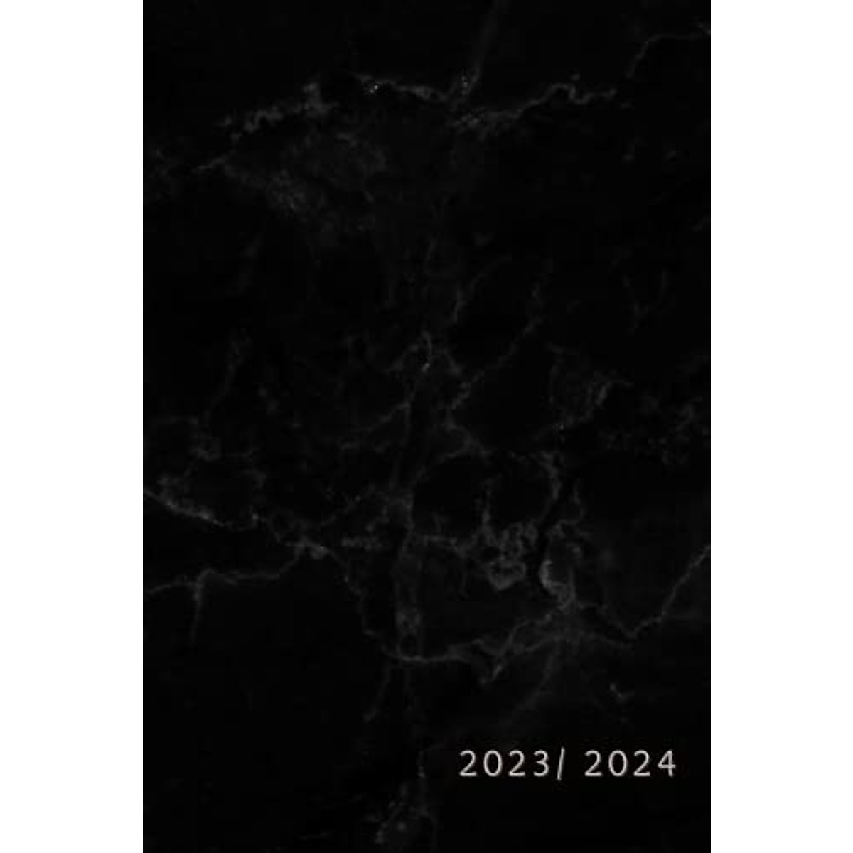 2023 – 2024 Financial Year Diary, Week to View, Month to Month Planner, Black Marble A5 Design