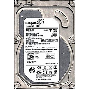 Seagate ST4000DM000 P/N: 1F2168-501 F/W: CC54 SU S30 Desktop HDD 4TB (Renewed)
