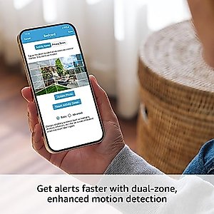 Blink Outdoor 4 (newest model), Wire-free smart security camera, two-year battery life, two-way audio, HD live view, enhanced motion detection, Works with Alexa – 5 camera system