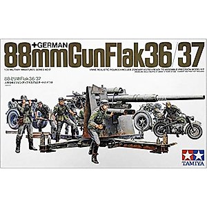 Tamiya Models German 88mm Gun Flak 36.37 Model Kit