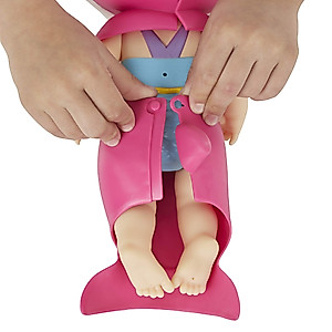 Baby Alive, Baby Shark Blonde Hair Doll, with Tail & Hood, Inspired by Hit Song & Dance, Waterplay Toy for Kids Ages 3 Years Old & Up (Amazon Exclusive), Pink