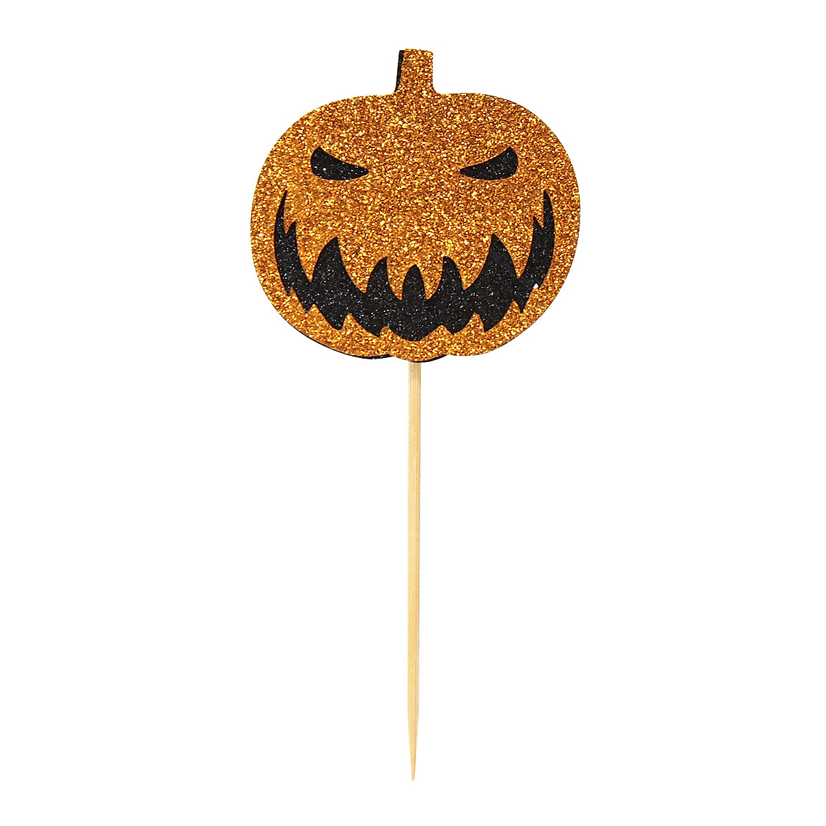 36 pcs Halloween Ghost Boo Glitter Cupcake Toppers Ghost Boo 36 Pack Cupcake Topper muffin for Halloween, Birthday, Decoration Party Supply