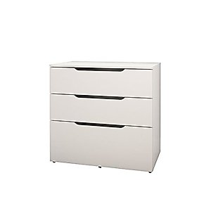 Arobas 3-Drawer Filing Cabinet from Nexera, White