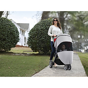 Britax B-Lively Stroller UPF 50+ Sun and Bug Cover | Full Ventilation Netting + Encloses Front and Sides of Stroller