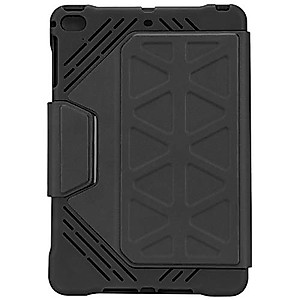Targus Pro-Tek Case for Apple iPad Mini (5th gen), iPad Mini 4, 3, 2 and iPad Mini Hands-Free Stand Protective Cover Case, Military Grade Drop- Safe Protection, Secure Closure, Black (THZ695GL)