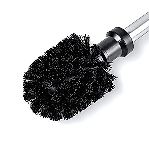 ToiletTree Products Modern Deluxe Freestanding Toilet Brush and Plunger Combo (Stainless Steel, Brush and Plunger Combo Set 4.5” x 9.75” x 18.5")