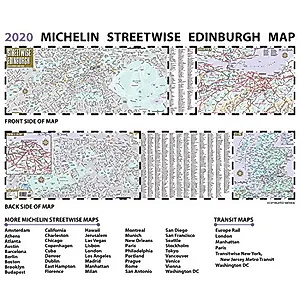 Streetwise Edinburgh Map - Laminated City Center Street Map of Edinburgh, Scotland (Michelin Streetwise Maps)