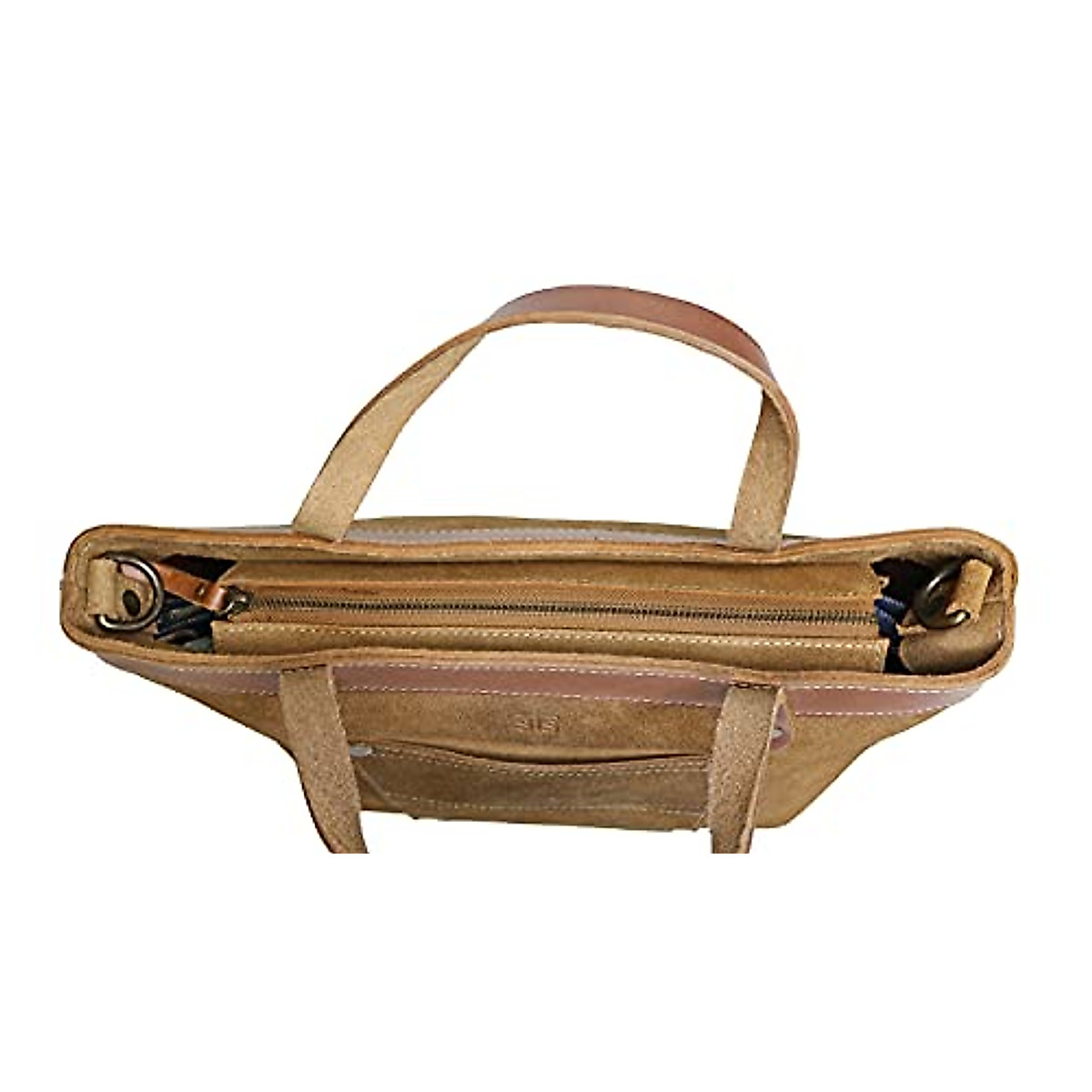 STS Ranchwear Calvary Satchel Distressed Brown Leather One Size