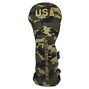 ReadyGOLF USA Military Camo Embroidered Headcover Driver