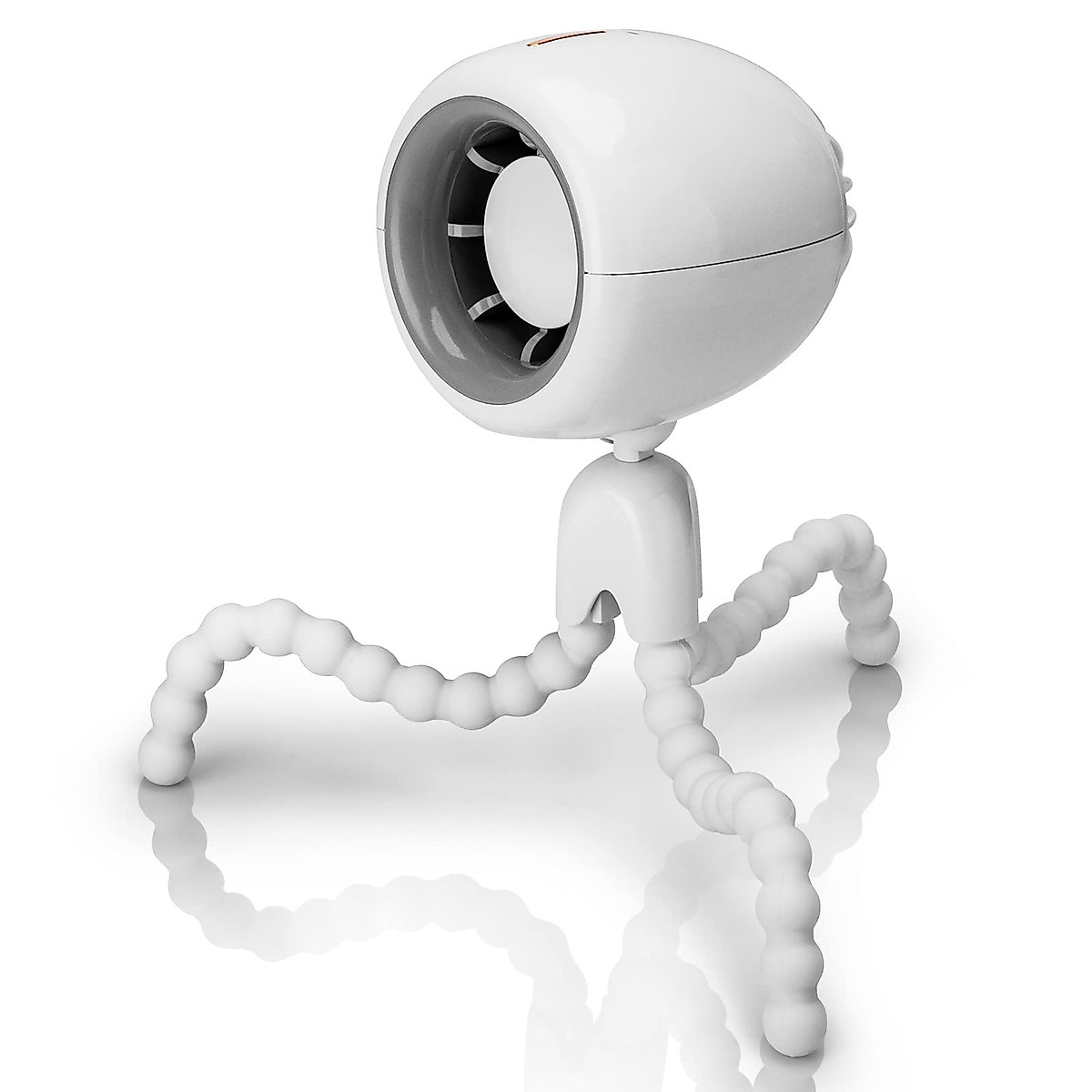 SWTOIPIG Stroller Fan, Portable Bladeless Fan, ​Mini Handheld Fan with Tripod, Clip on Fan, 3 Speeds Rechargeable Operated Fan for Stroller, Car Seat, Crib, Phone Holder and Desktop