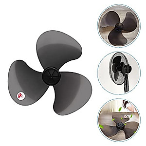 LIFKOME 16 Plastic Fan Blade Leaves Universal Household Standing Fan Table Fanner Replacement Part Plastic Fan Blade Replacement Leaves with Nut Cover Household Standing Fan