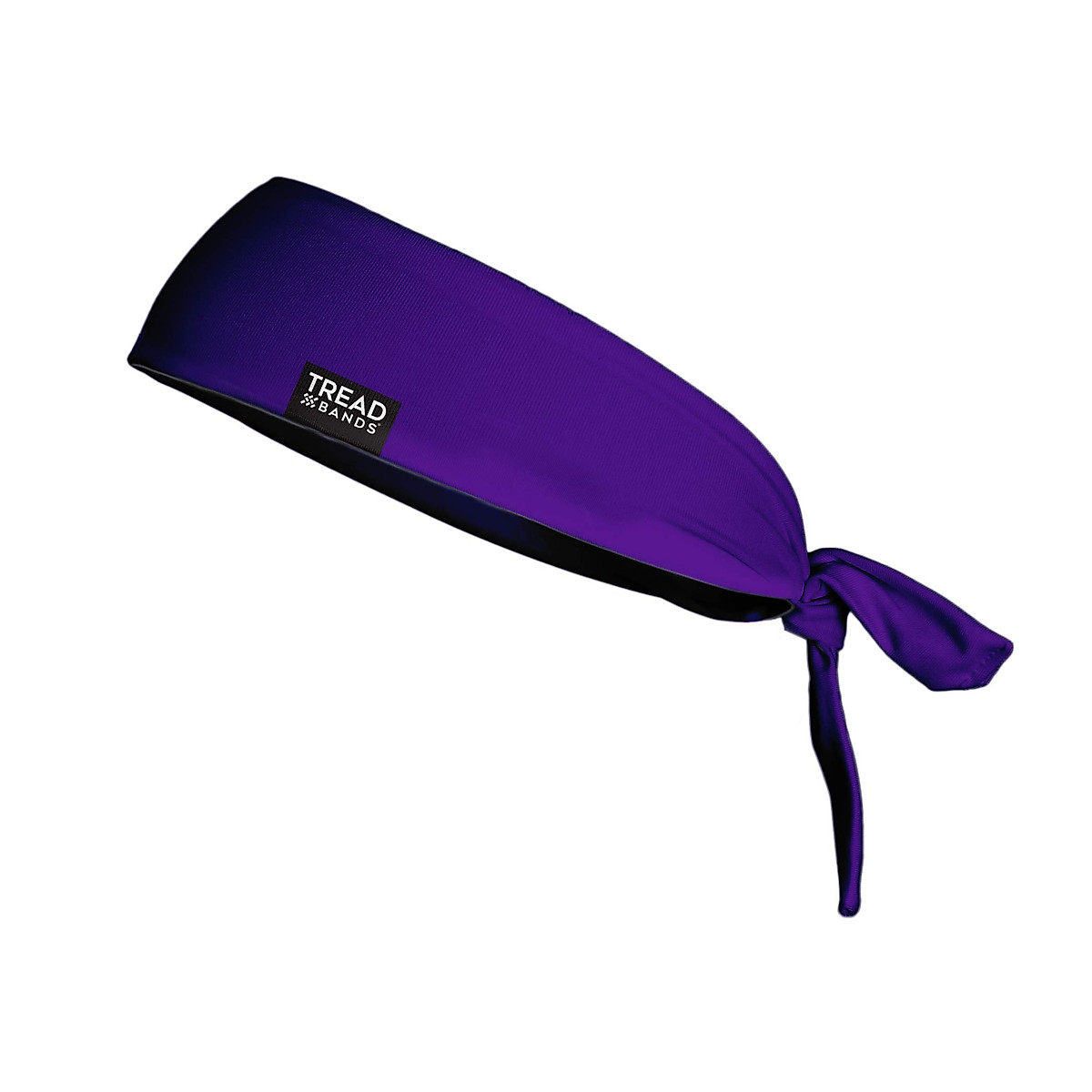 TreadBands All Terrain Tieback Non Slip Headband - Solid Colors (Purple)