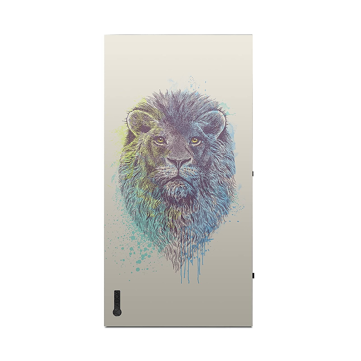 Head Case Designs Officially Licensed Rachel Caldwell Lion Art Mix Vinyl Sticker Gaming Skin Decal Cover Compatible With Xbox Series X Console and Controller Bundle