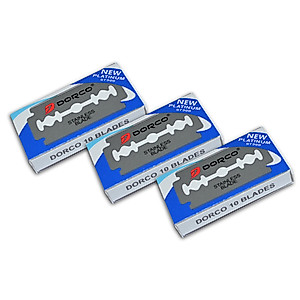 Dorco ST300 Platinum Double Edge Razor Blades - 30 Ct
