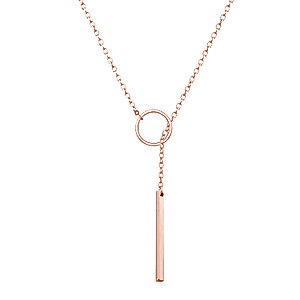 choice of all Lariat Gold Necklace for Women Slip Chain Necklace