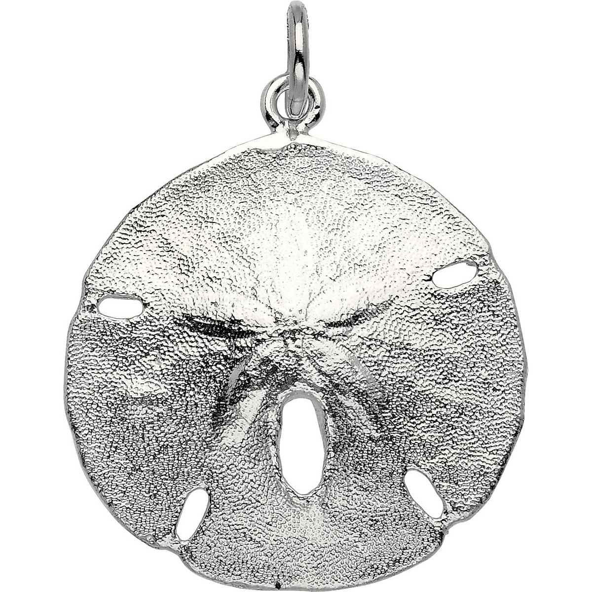 Bonyak Jewelry Sand Dollar Dangle Pendant in Sterling Silver