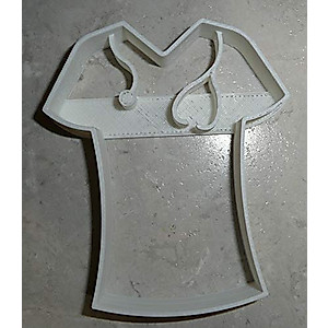 NURSE SCRUBS NURSES SHIRT DOCTOR MEDICAL PROFESSIONAL NURSING THEME COOKIE CUTTER MADE IN USA PR2180