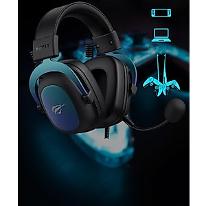 havit H2002U Pro: Wired Gaming Headset PS4, PS5, PC, for an immersive sound experience