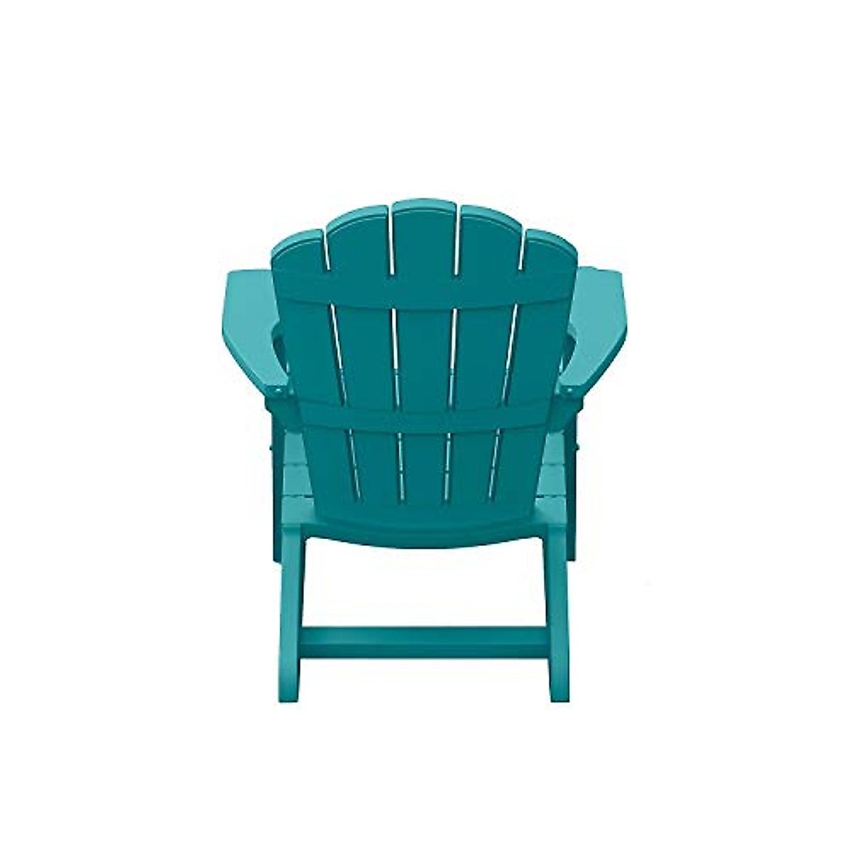 Keter Outdoor Patio Garden Deck Furniture Resin Adirondack Chair with Built-in Cup Holder (Teal)