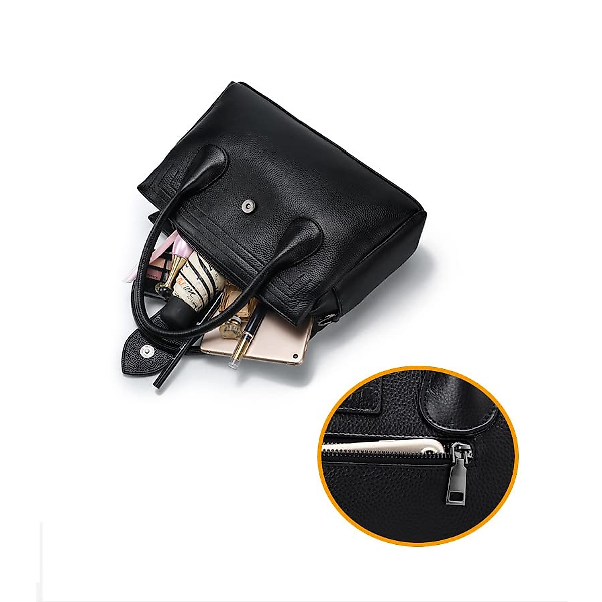 Ladies Messenger Bag Leather Tote Bag Pocket Book Lightweight Shoulder Wallet